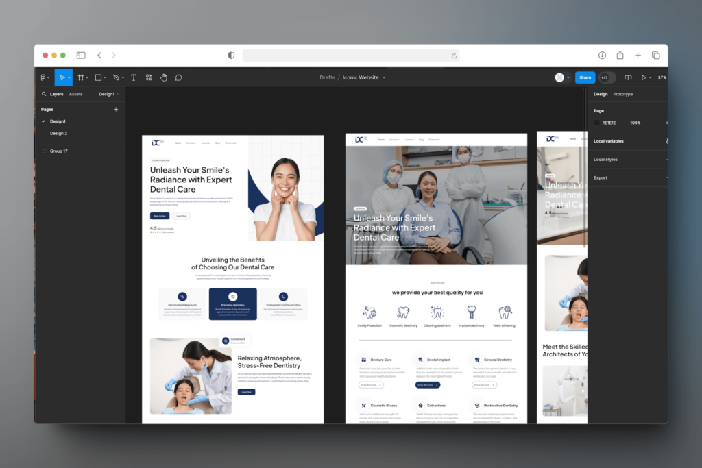 เทคนิคการออกแบบเว็บไซต์ด้วย Figma ที่ควรรู้